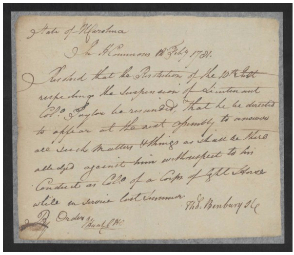 The Curious Case of Colonel Thomas Taylor – A Long Way to Tennessee