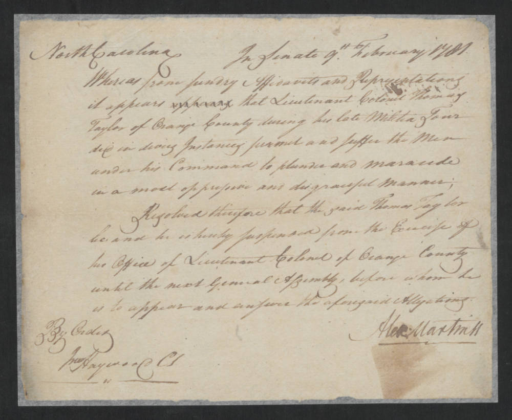 The Curious Case of Colonel Thomas Taylor – A Long Way to Tennessee